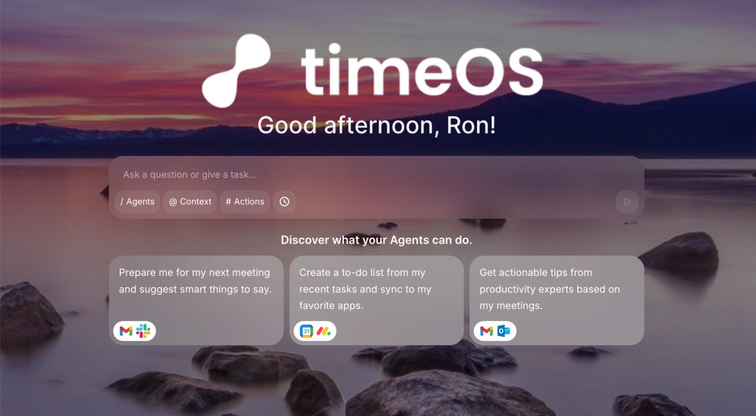 TimeOS ai | Let's AI בינה מלאכותית